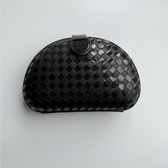 Bags | Elegant Vintage Black Woven Clutch | Poshmark